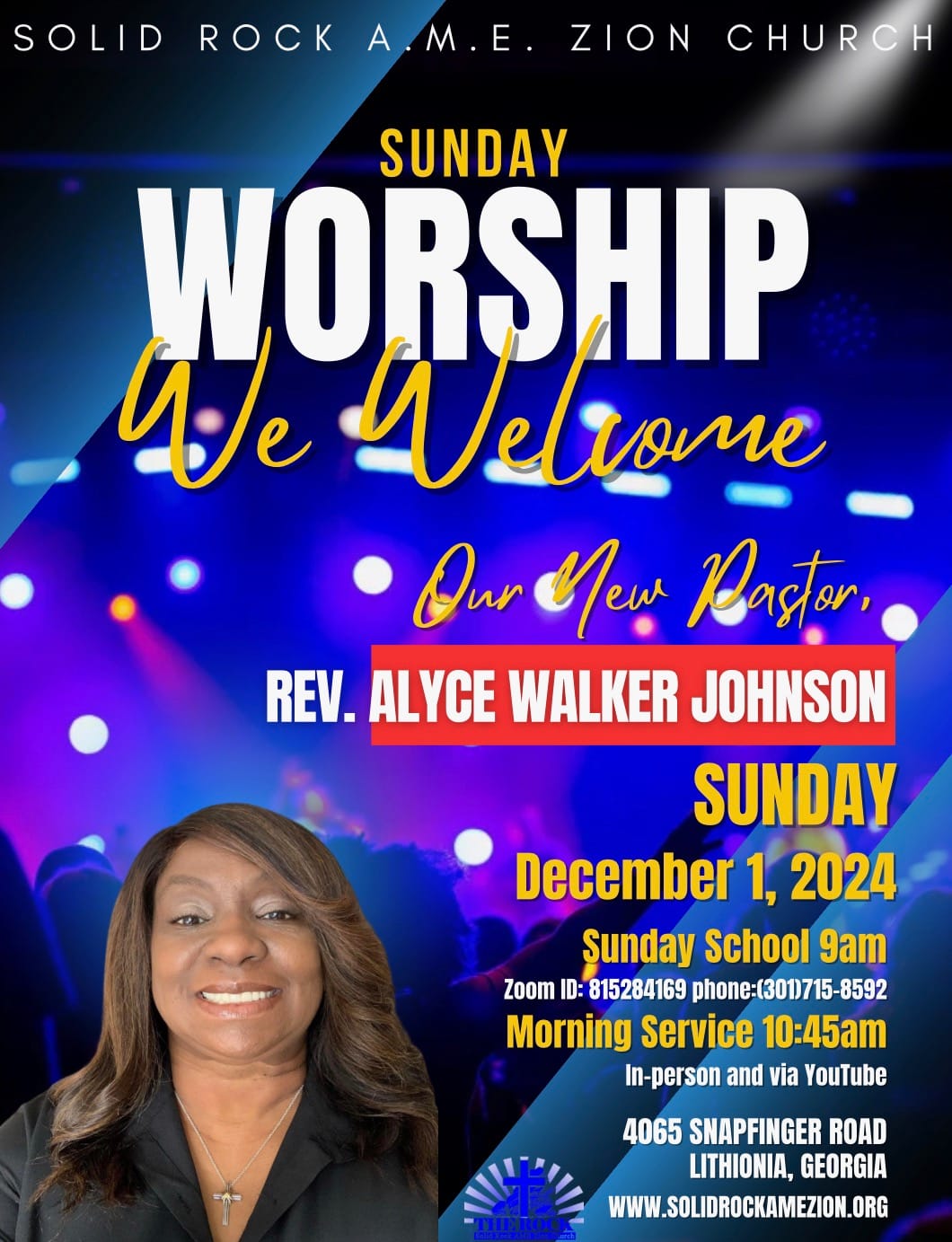 Meet Our Pastor – Solid Rock AME Zion Church